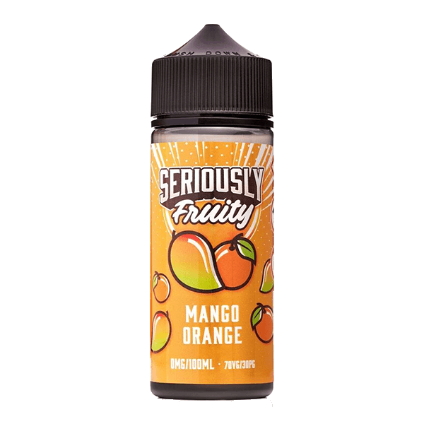 Seriously Fruity E-Liquid - Mango Orange • VAPED4U